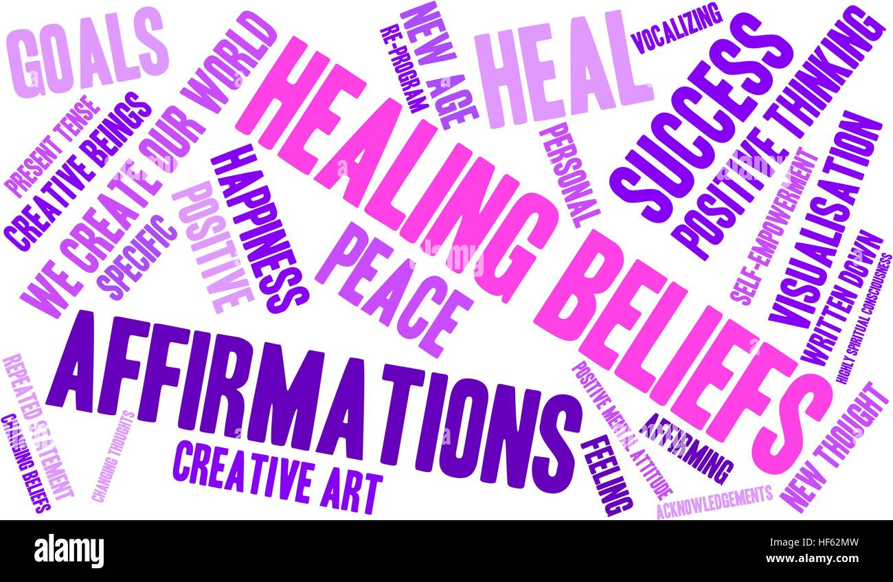 Healing Word Cloud Stock Vector Image & Art - Alamy