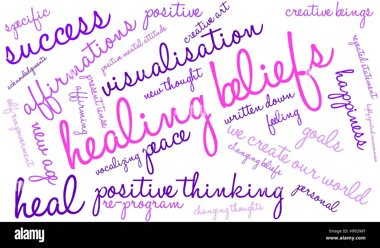 Healing Word Cloud Stock Vector Image & Art - Alamy