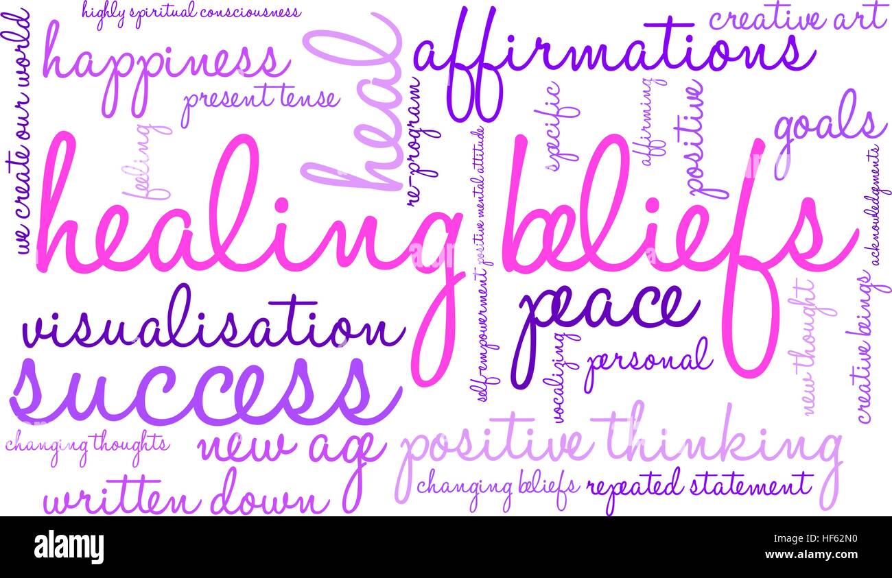 Healing Word Cloud Stock Vector Image & Art - Alamy