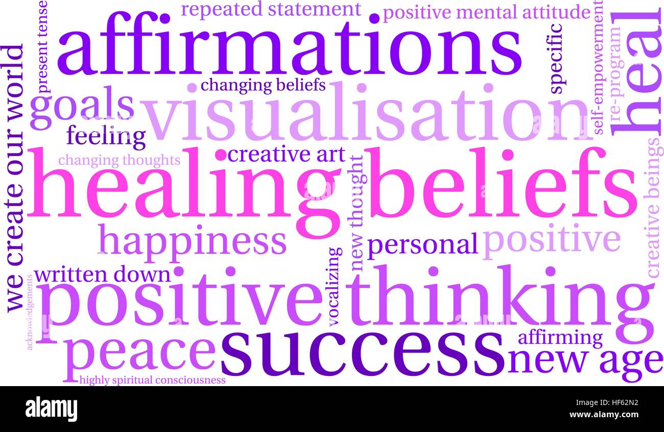 Healing Word Cloud Stock Vector Image & Art - Alamy