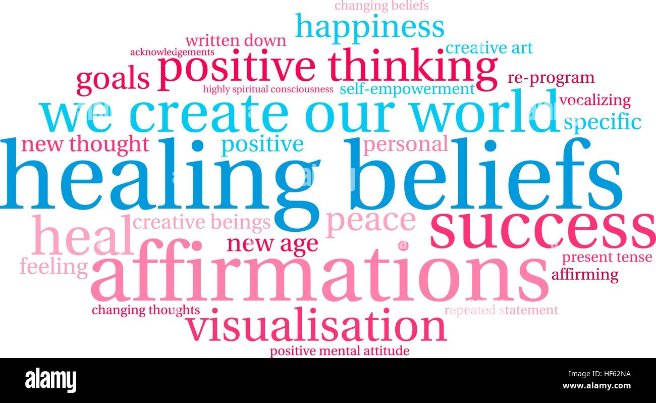Healing Word Cloud Stock Vector Image & Art - Alamy