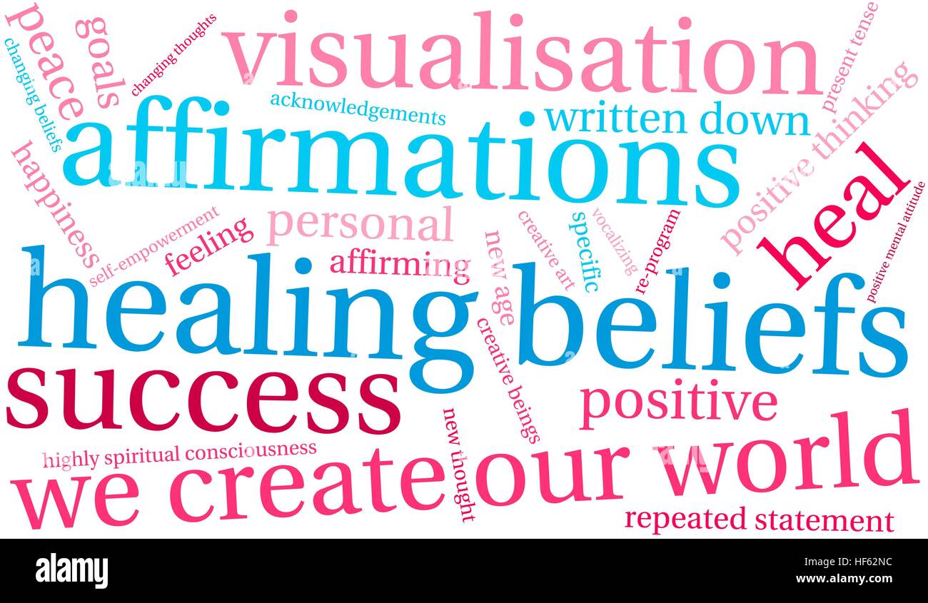 Healing Word Cloud Stock Vector Image & Art - Alamy