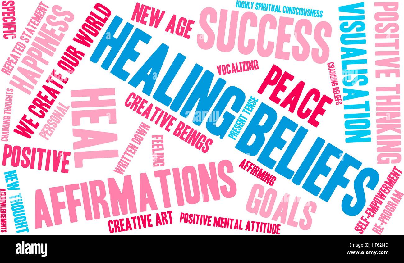 Healing Word Cloud Stock Vector Image & Art - Alamy
