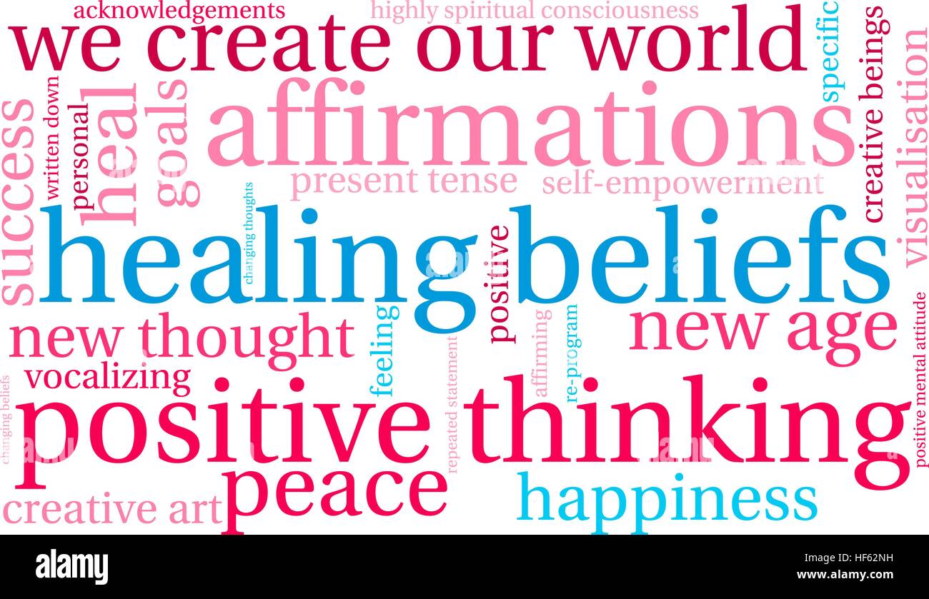 Healing Word Cloud Stock Vector Image & Art - Alamy
