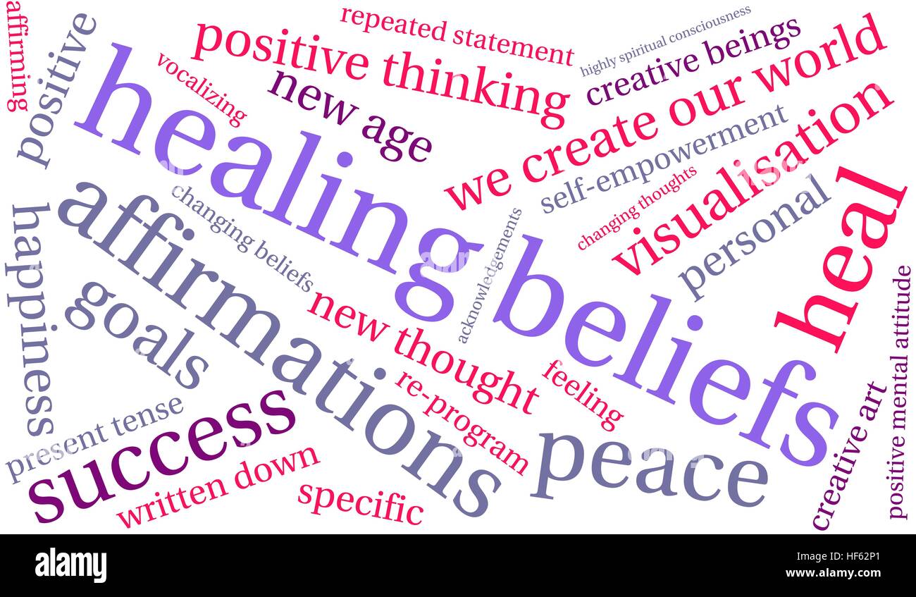 Healing Word Cloud Stock Vector Image & Art - Alamy