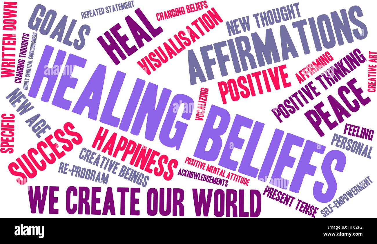 Healing Word Cloud Stock Vector Image & Art - Alamy