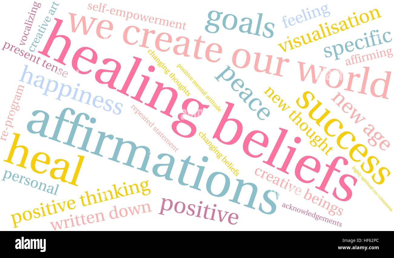 Healing Word Cloud Stock Vector Image & Art - Alamy