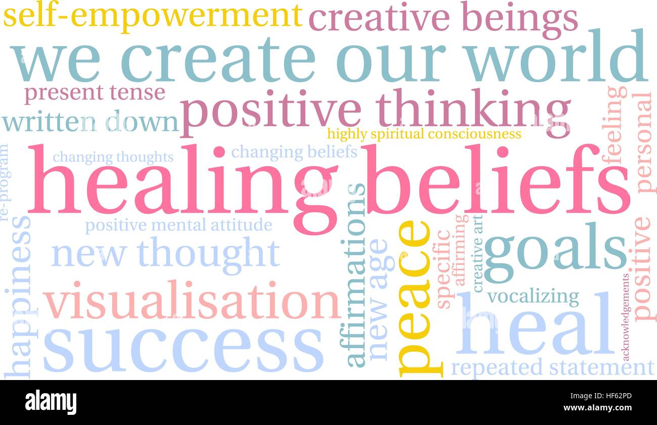 Healing Word Cloud Stock Vector Image & Art - Alamy