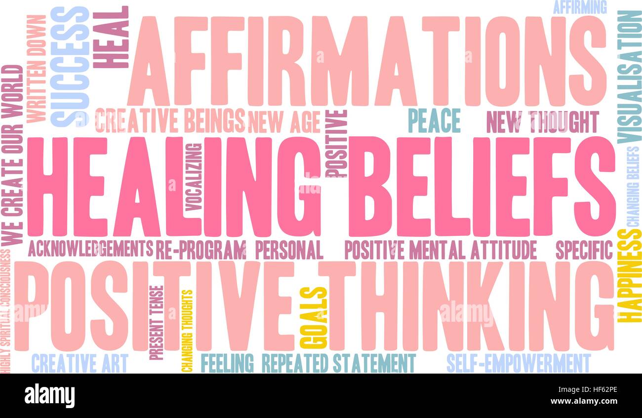 Healing Word Cloud Stock Vector Image & Art - Alamy