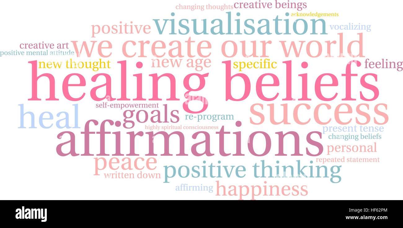 Healing Word Cloud Stock Vector Image & Art - Alamy