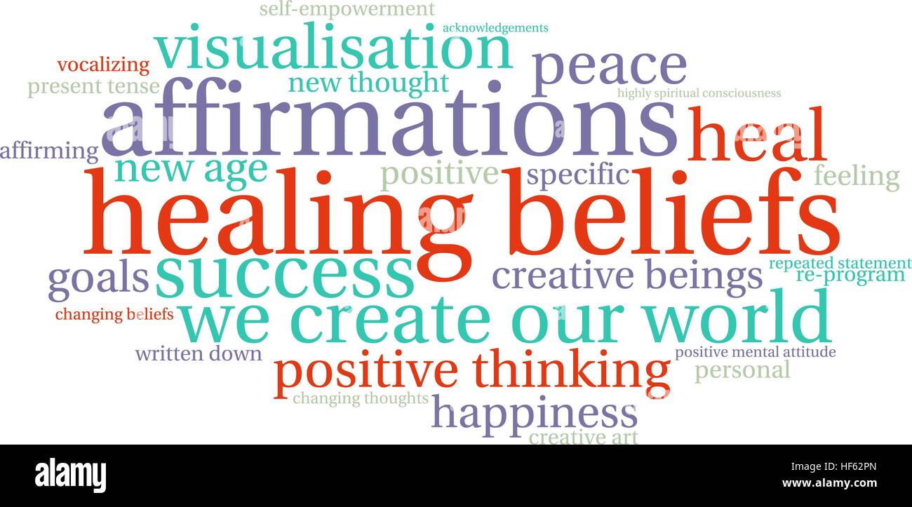Healing Word Cloud Stock Vector Image & Art - Alamy