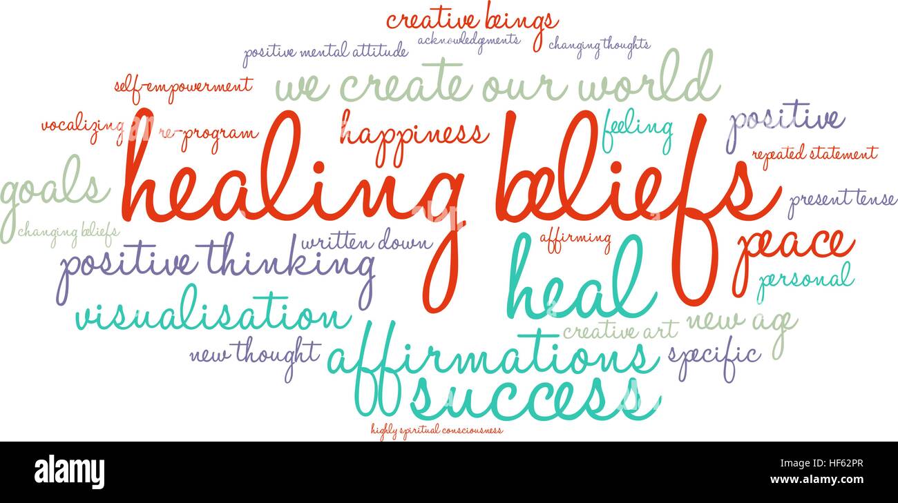 Healing Word Cloud Stock Vector Image & Art - Alamy
