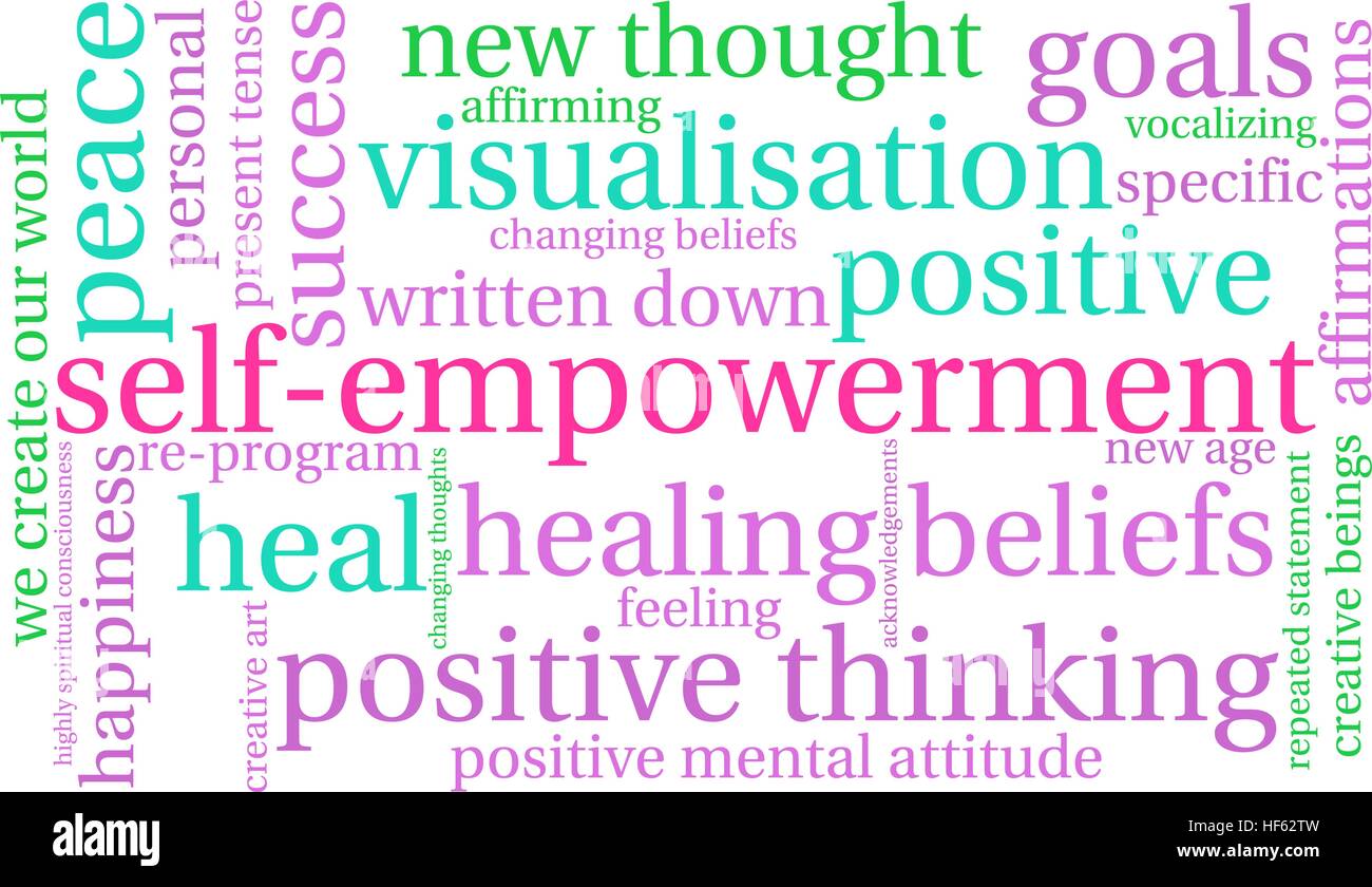 Self Empowerment word cloud on a white background Stock Vector Image ...