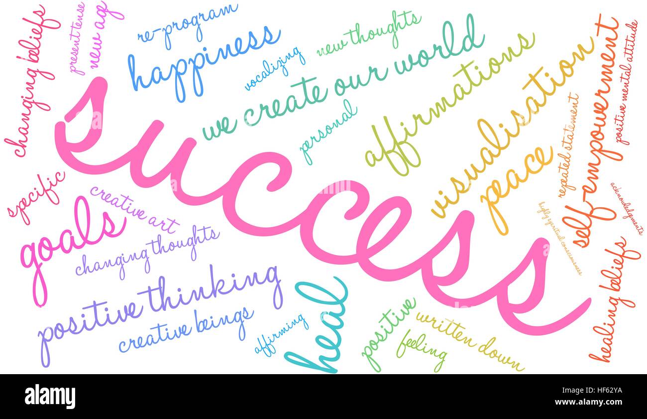 Success word cloud on a white background Stock Vector Image & Art - Alamy