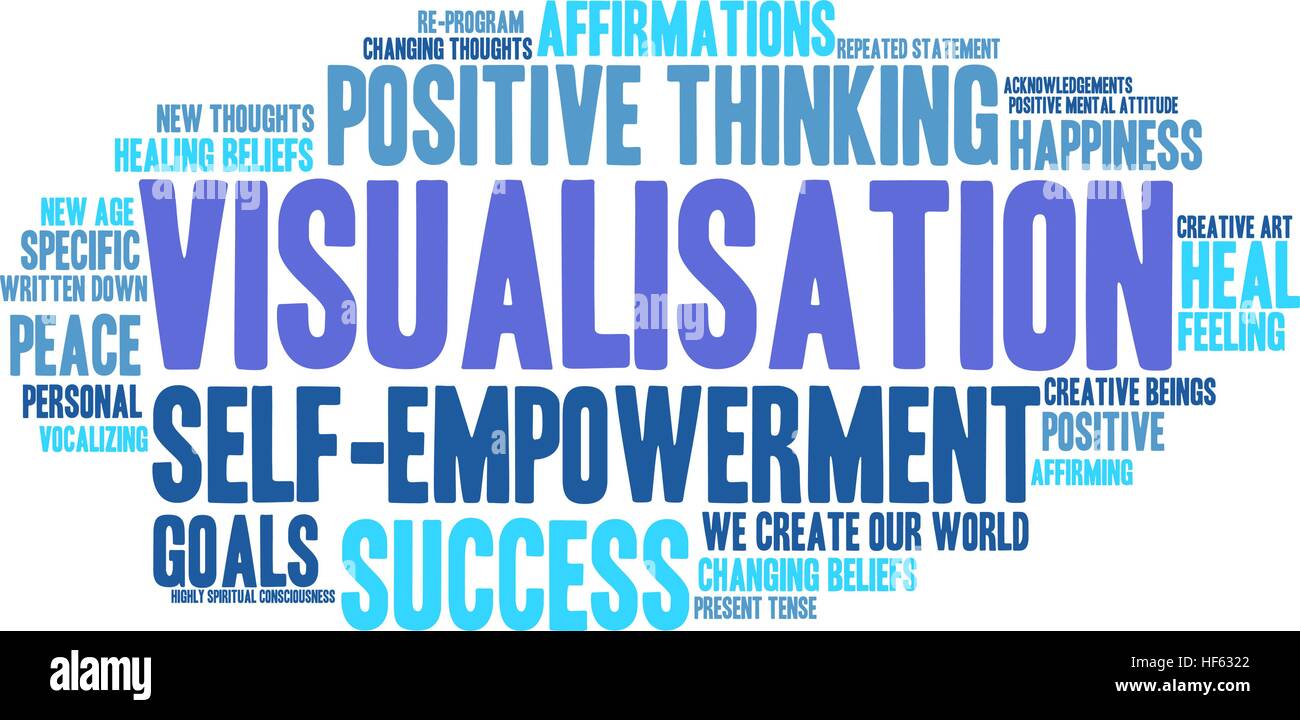 Visualisation word cloud on a white background Stock Vector Image & Art ...