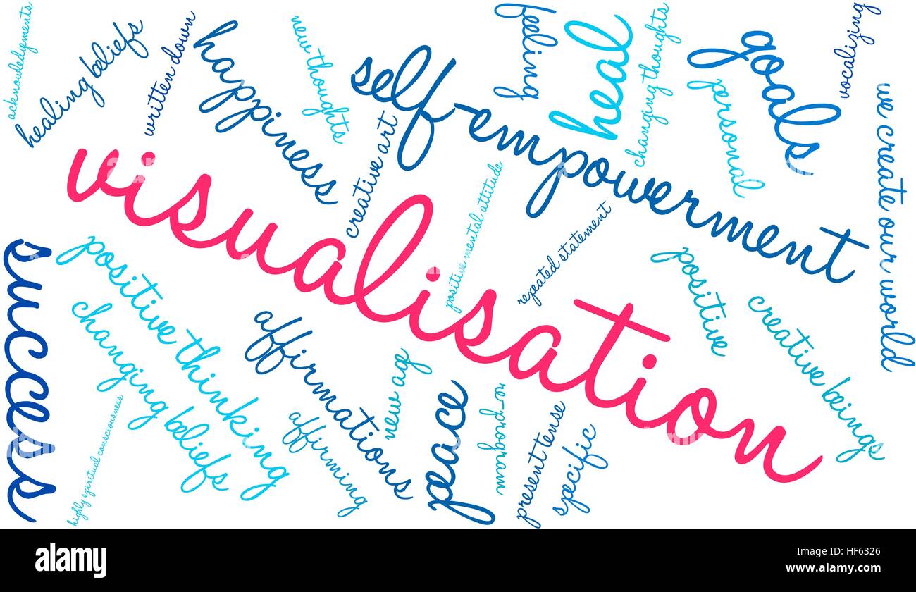 Visualisation word cloud on a white background Stock Vector Image & Art ...