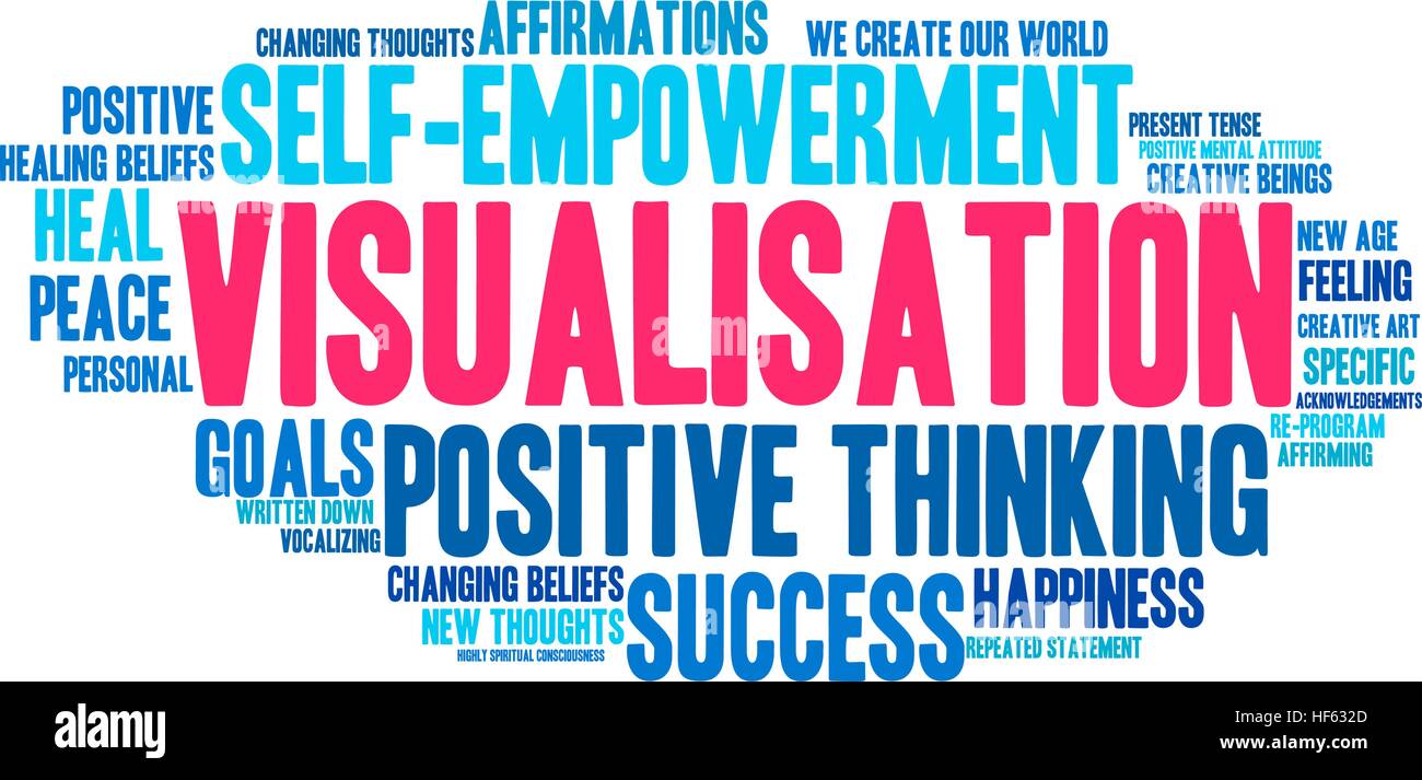 Visualisation word cloud on a white background Stock Vector Image & Art ...