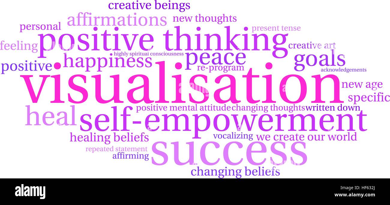 Visualisation word cloud on a white background Stock Vector Image & Art ...