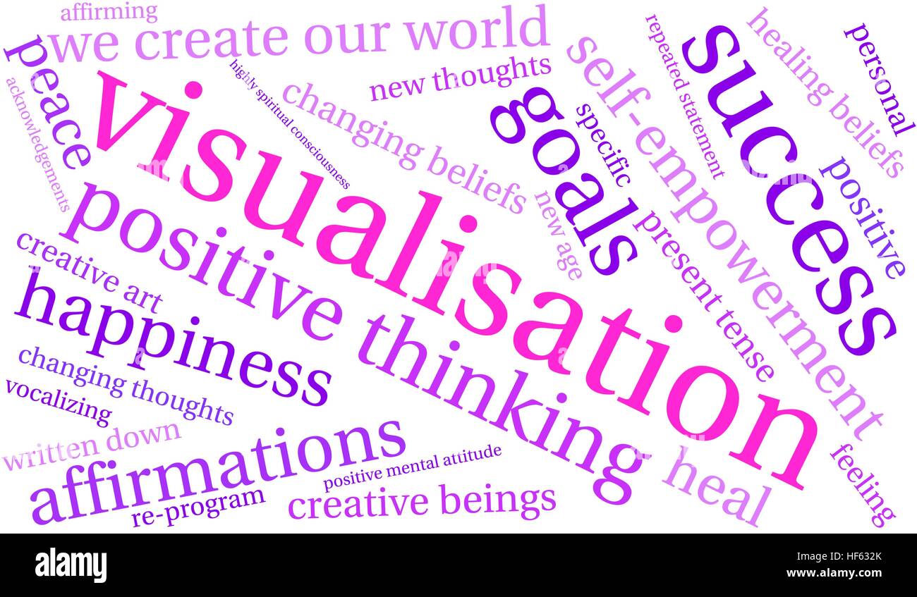 Visualisation word cloud on a white background Stock Vector Image & Art ...