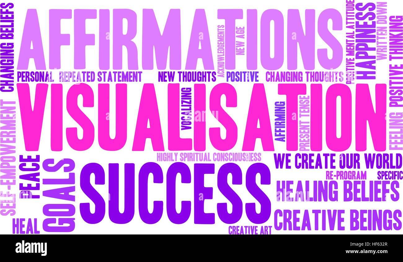 Visualisation word cloud on a white background Stock Vector Image & Art ...