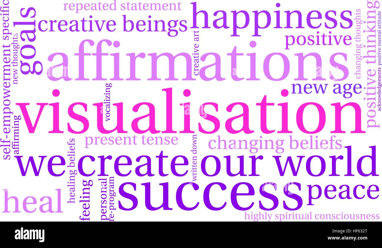 Visualisation word cloud on a white background Stock Vector Image & Art ...