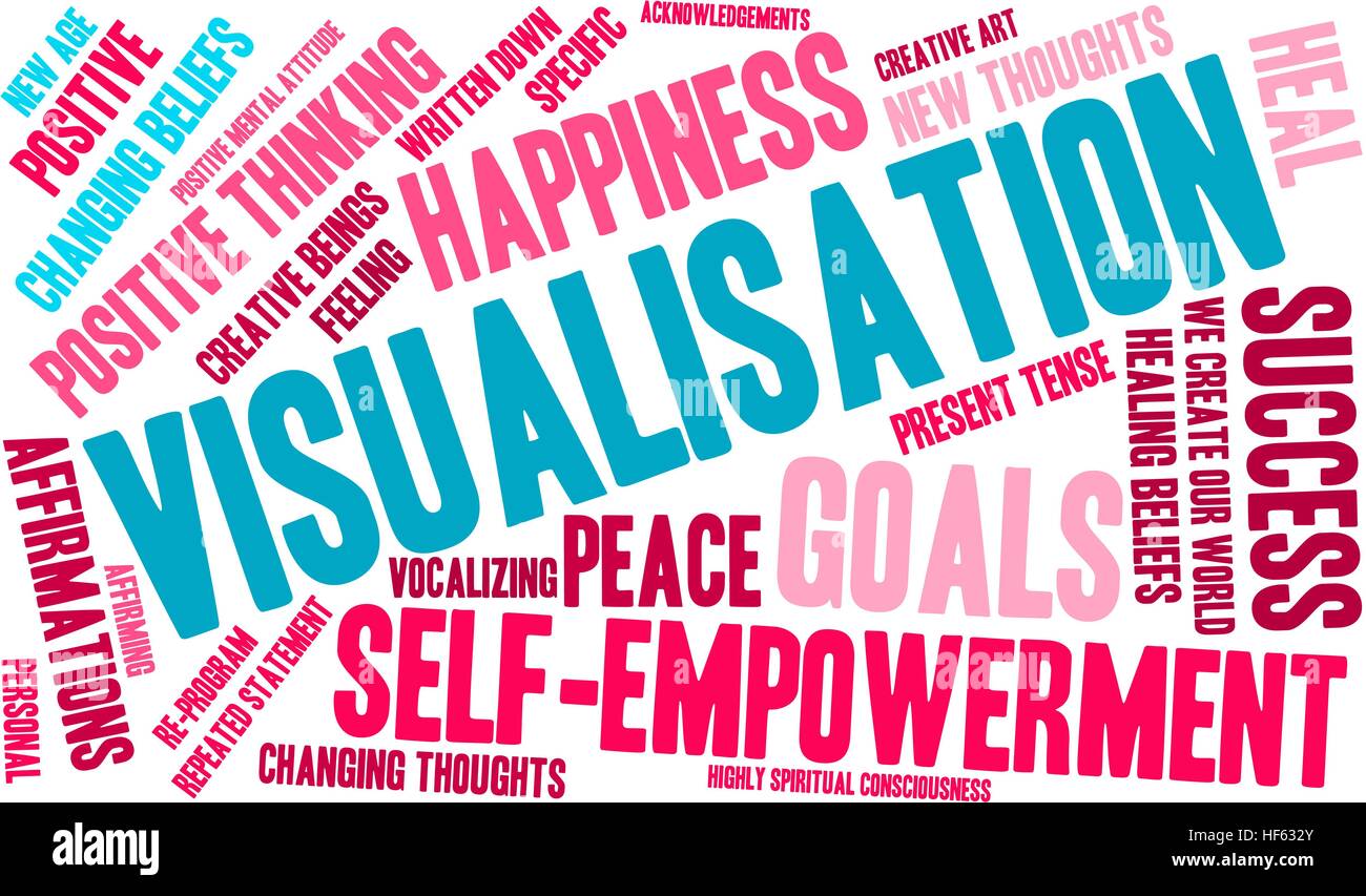 Visualisation word cloud on a white background Stock Vector Image & Art ...