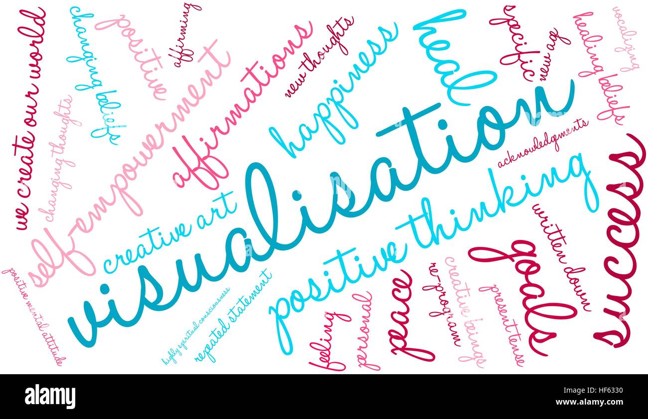 Visualisation word cloud on a white background Stock Vector Image & Art ...