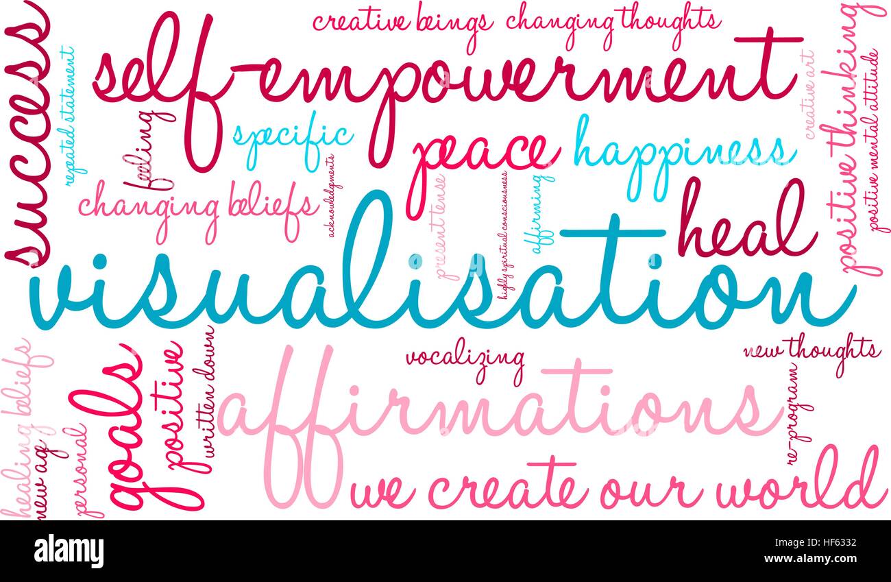 Visualisation word cloud on a white background Stock Vector Image & Art ...