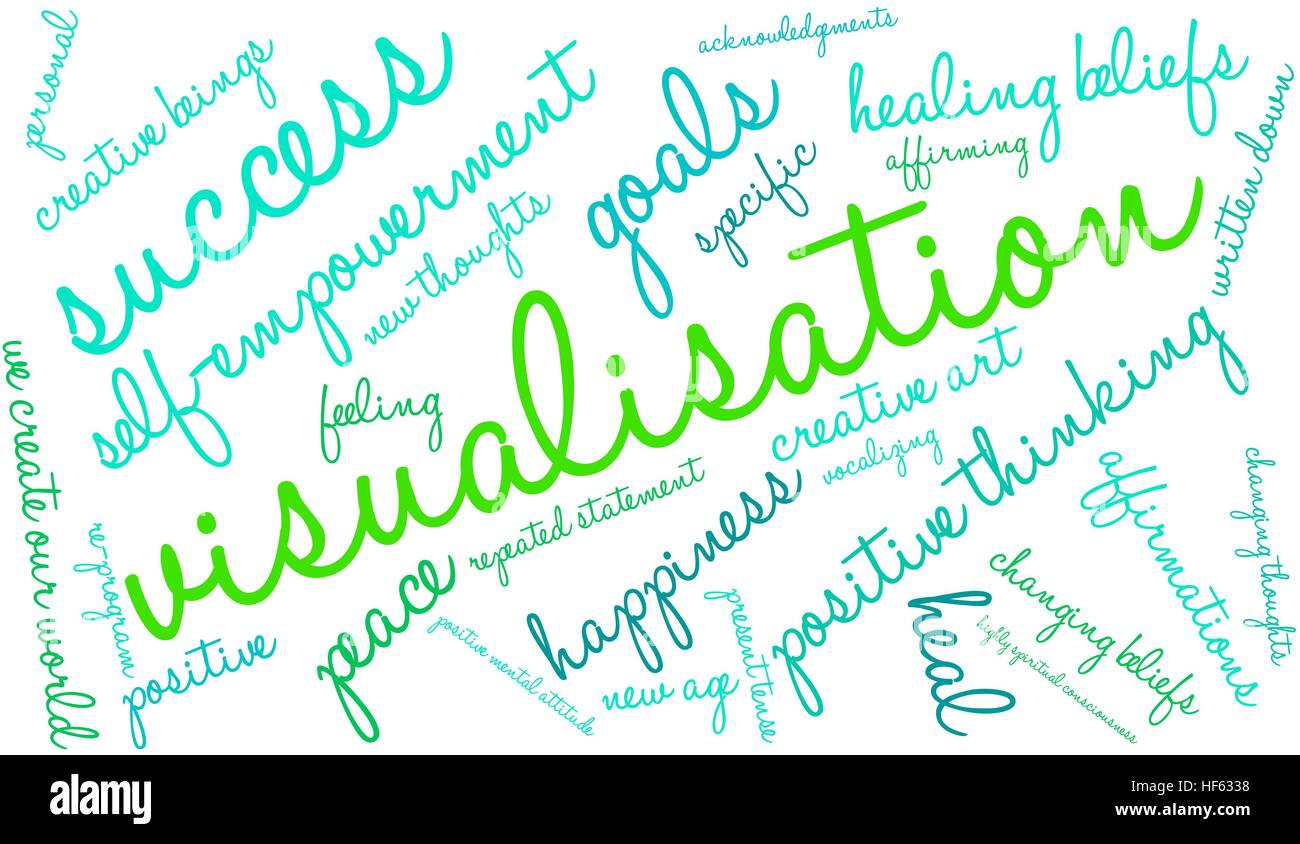 Visualisation word cloud on a white background Stock Vector Image & Art ...