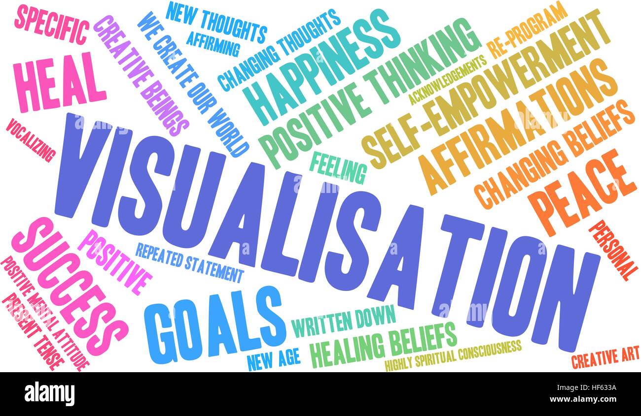 Visualisation word cloud on a white background Stock Vector Image & Art ...