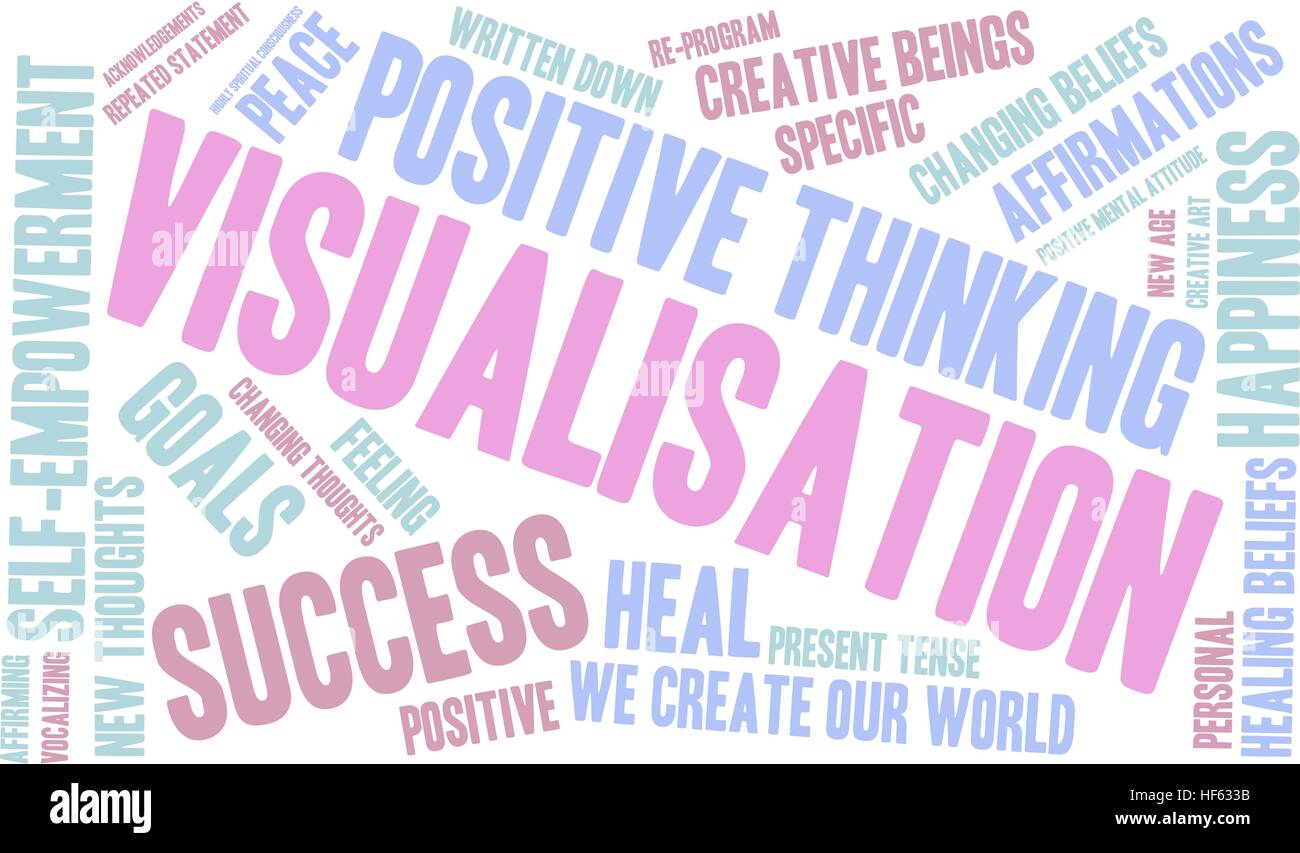 Visualisation word cloud on a white background Stock Vector Image & Art ...