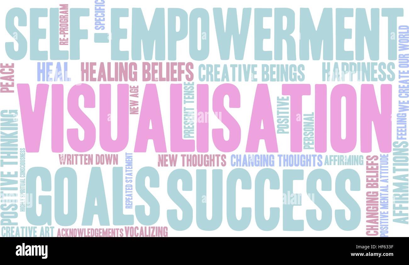 Visualisation word cloud on a white background Stock Vector Image & Art ...