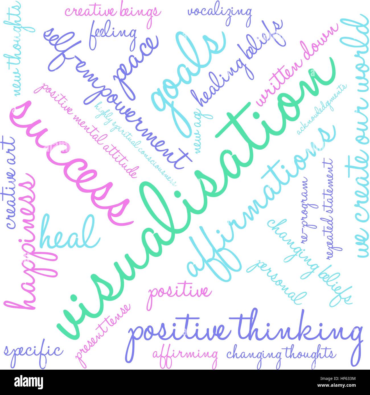 Visualisation word cloud on a white background Stock Vector Image & Art ...