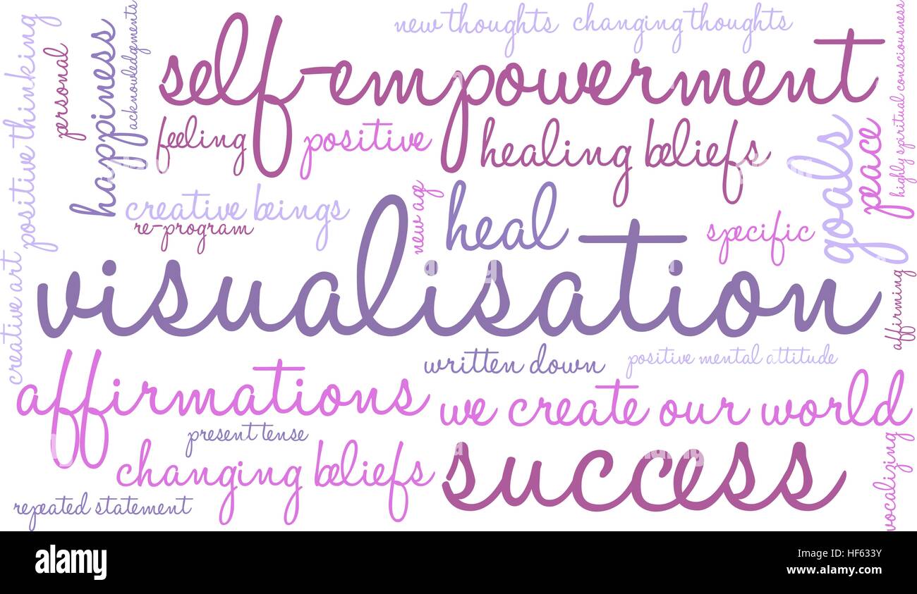 Visualisation word cloud on a white background Stock Vector Image & Art ...