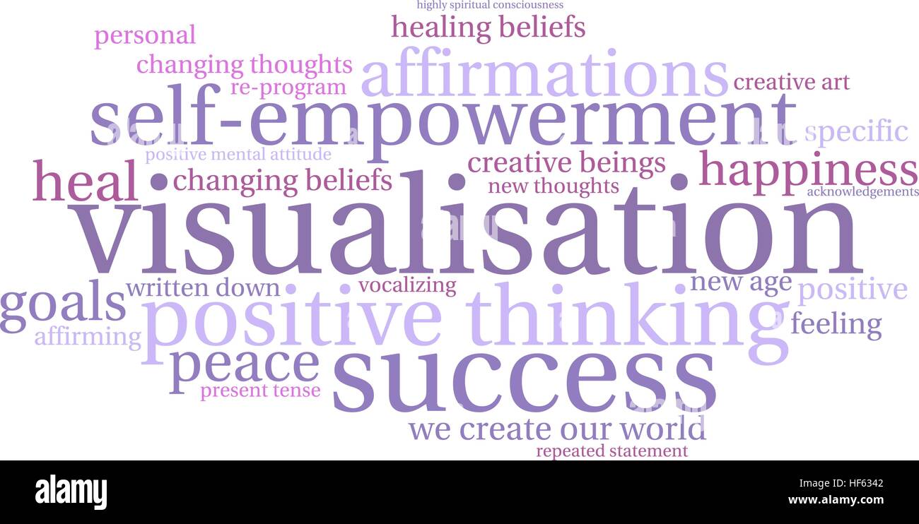 Visualisation word cloud on a white background Stock Vector Image & Art ...