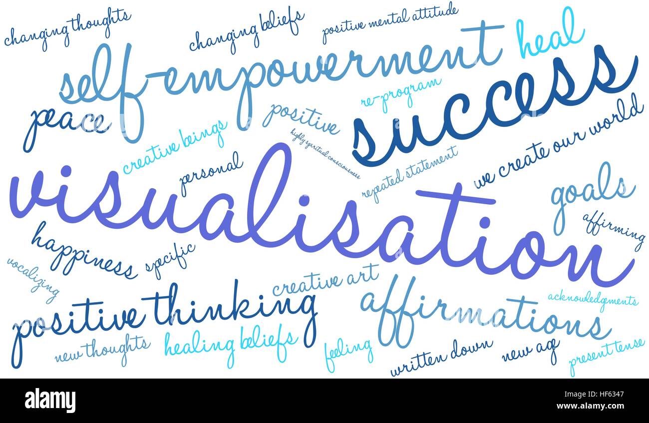 Visualisation word cloud on a white background Stock Vector Image & Art ...