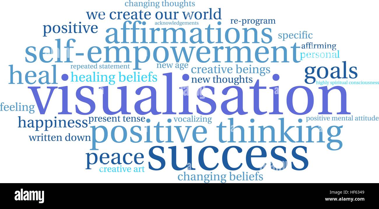 Visualisation word cloud on a white background Stock Vector Image & Art ...
