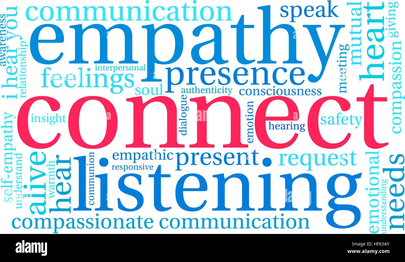 Connect word cloud on a white background Stock Vector Image & Art - Alamy