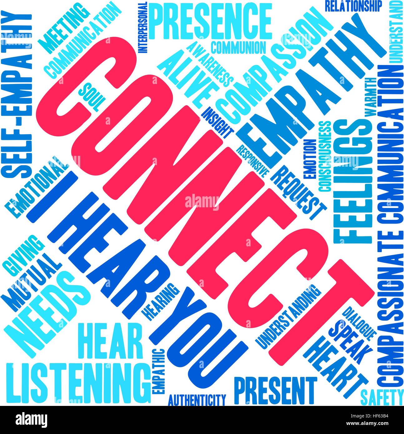 Connect word cloud on a white background Stock Vector Image & Art - Alamy