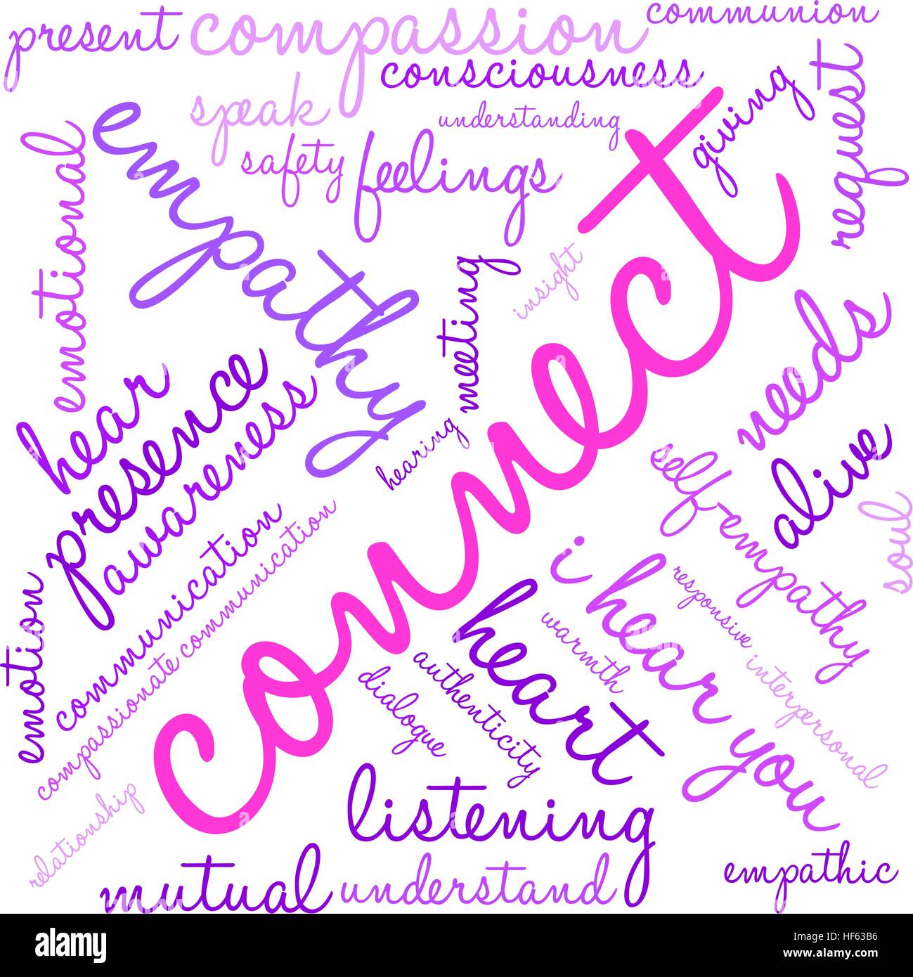 Connect word cloud on a white background Stock Vector Image & Art - Alamy