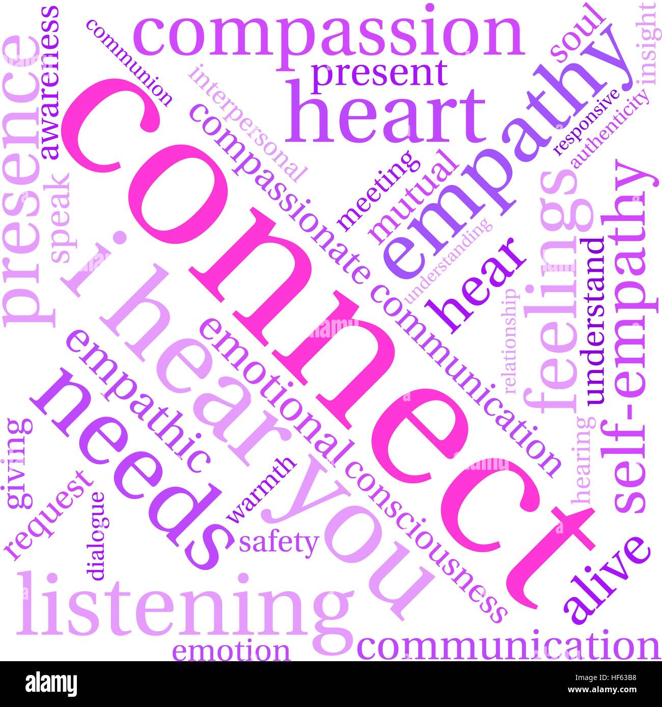 Connect word cloud on a white background Stock Vector Image & Art - Alamy