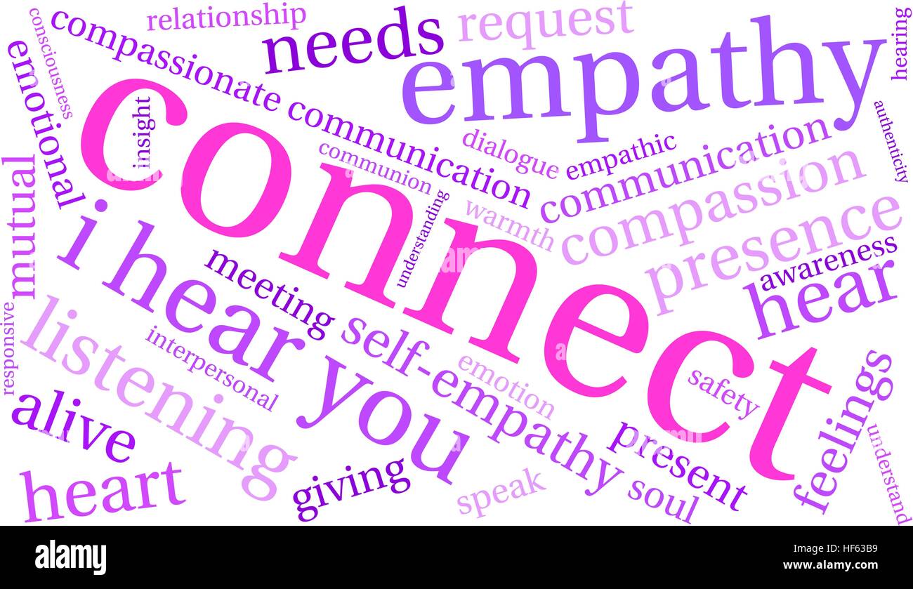 Connect word cloud on a white background Stock Vector Image & Art - Alamy