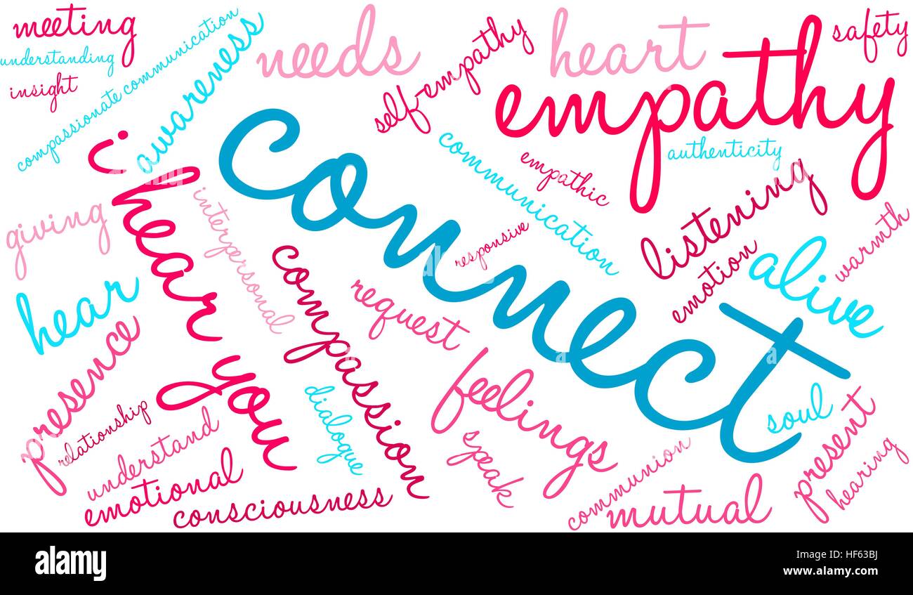 Connect word cloud on a white background Stock Vector Image & Art - Alamy