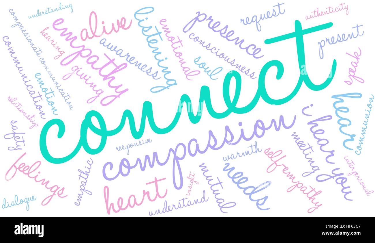 Connect word cloud on a white background Stock Vector Image & Art - Alamy