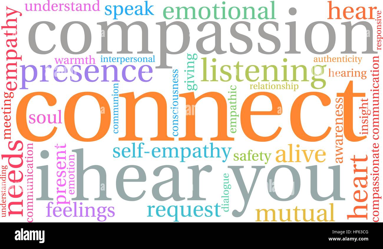 Connect word cloud on a white background Stock Vector Image & Art - Alamy