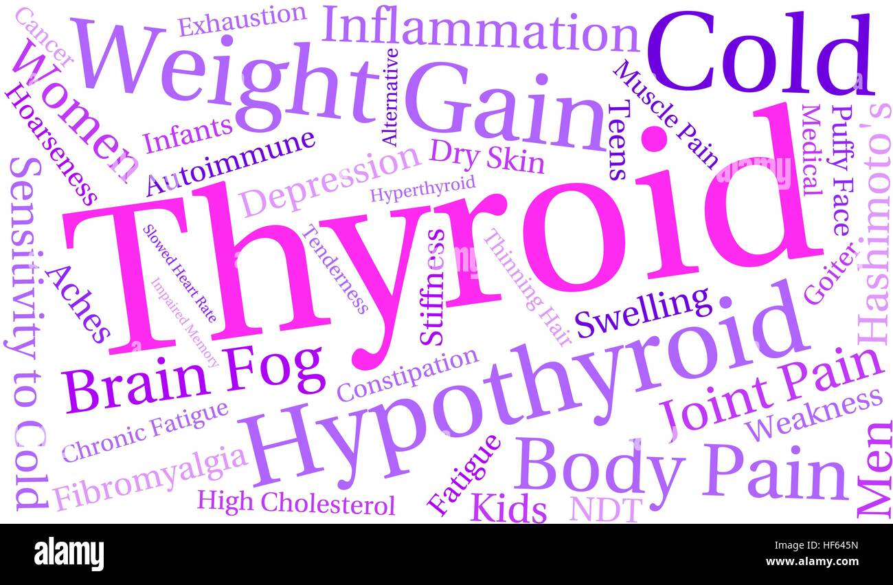 Thyroid word cloud on a white background Stock Vector Image & Art - Alamy