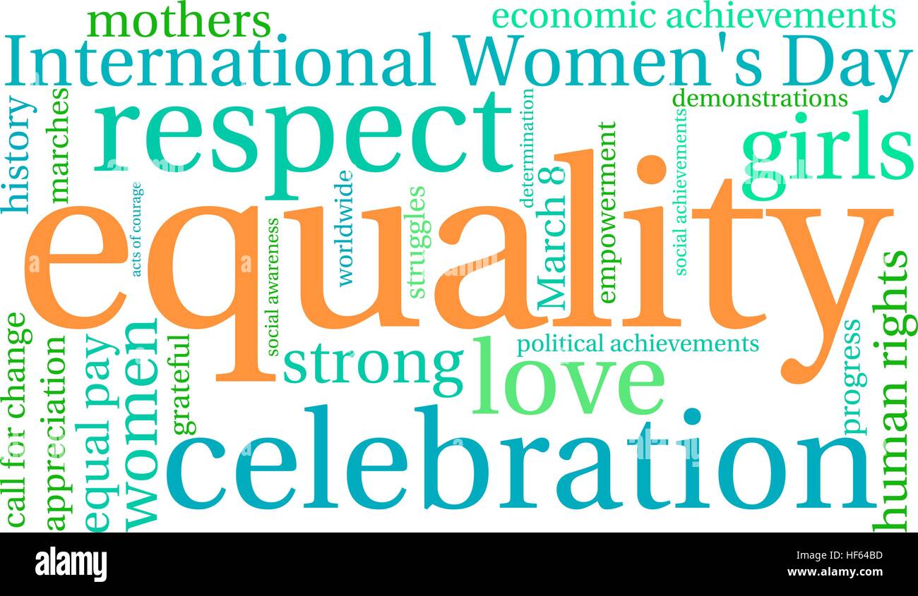 Equality word cloud on a white background Stock Vector Image & Art - Alamy