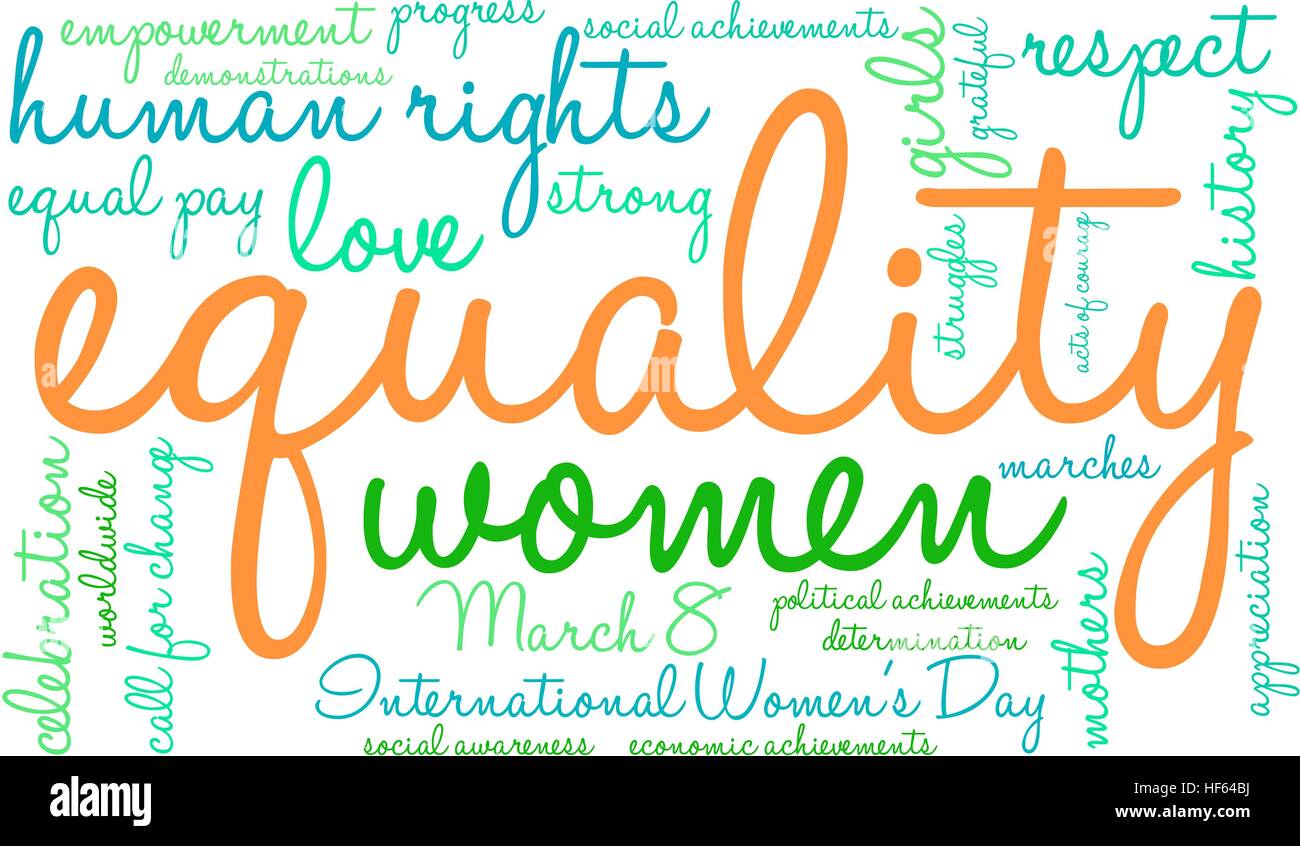 Equality word cloud on a white background Stock Vector Image & Art - Alamy