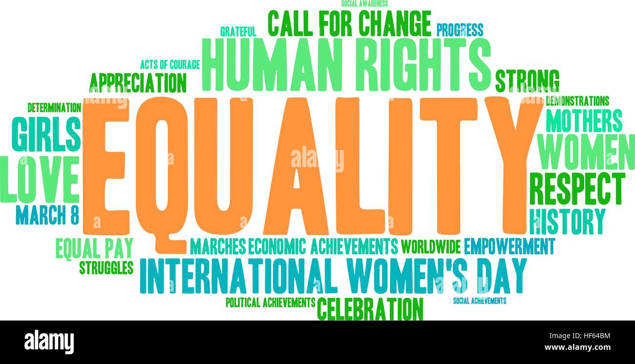 Equality word cloud on a white background Stock Vector Image & Art - Alamy
