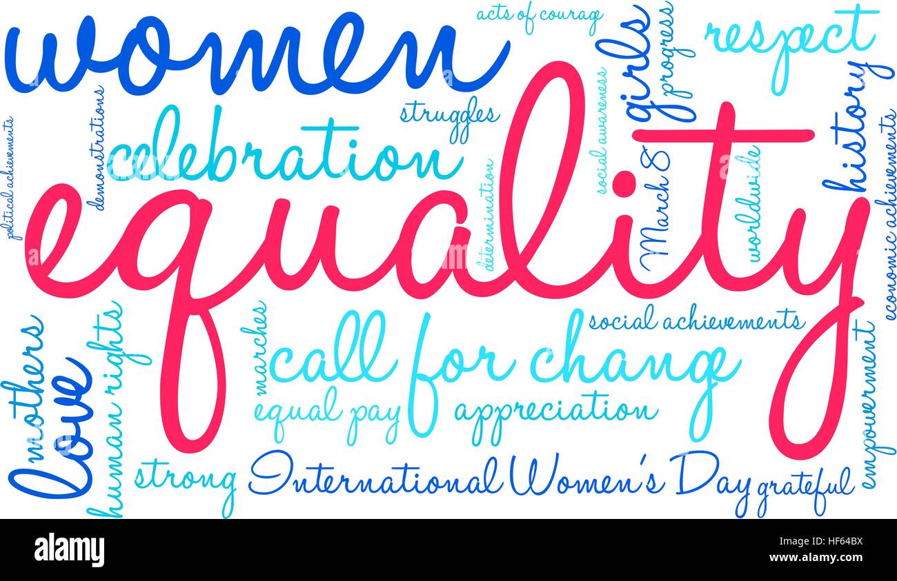Equality word cloud on a white background Stock Vector Image & Art - Alamy